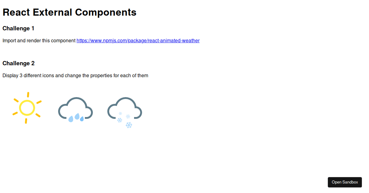React External Components (forked) - Codesandbox