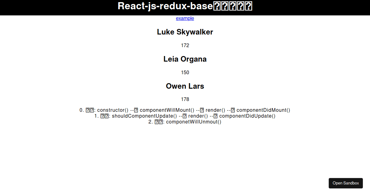 React-js-redux-base - Codesandbox