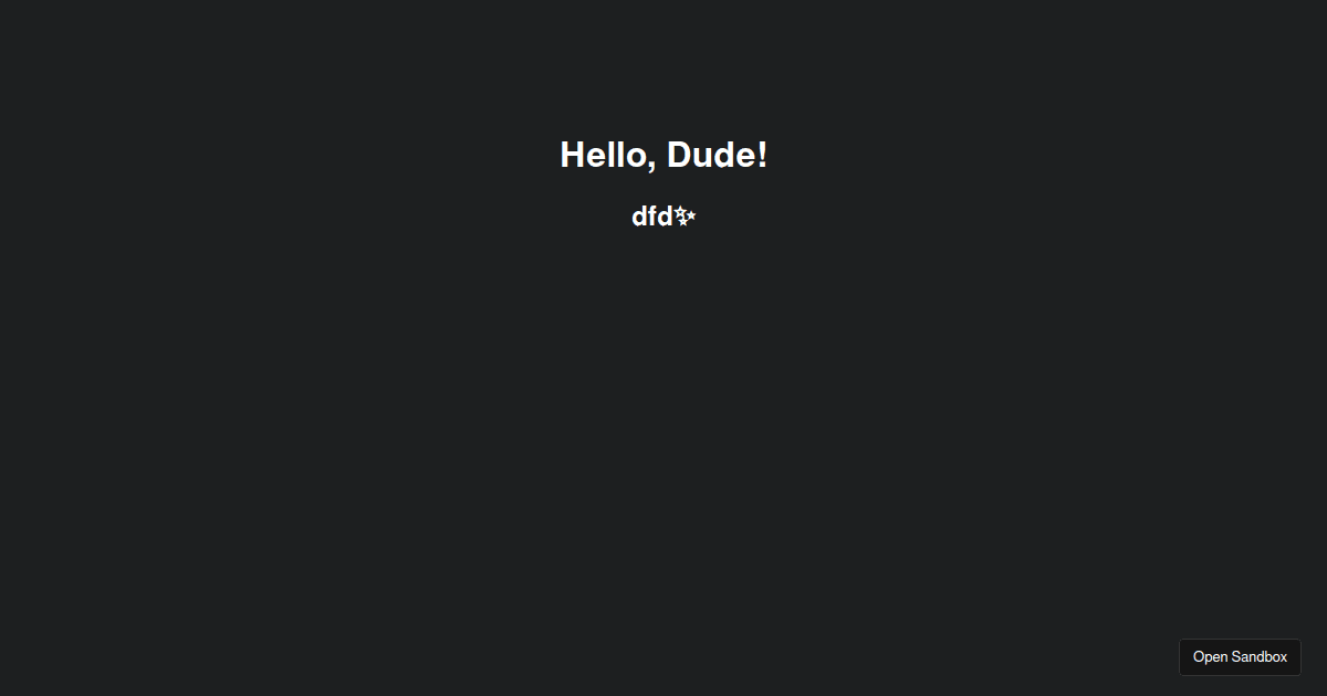 My First Dojo Sandbox Codesandbox 1691