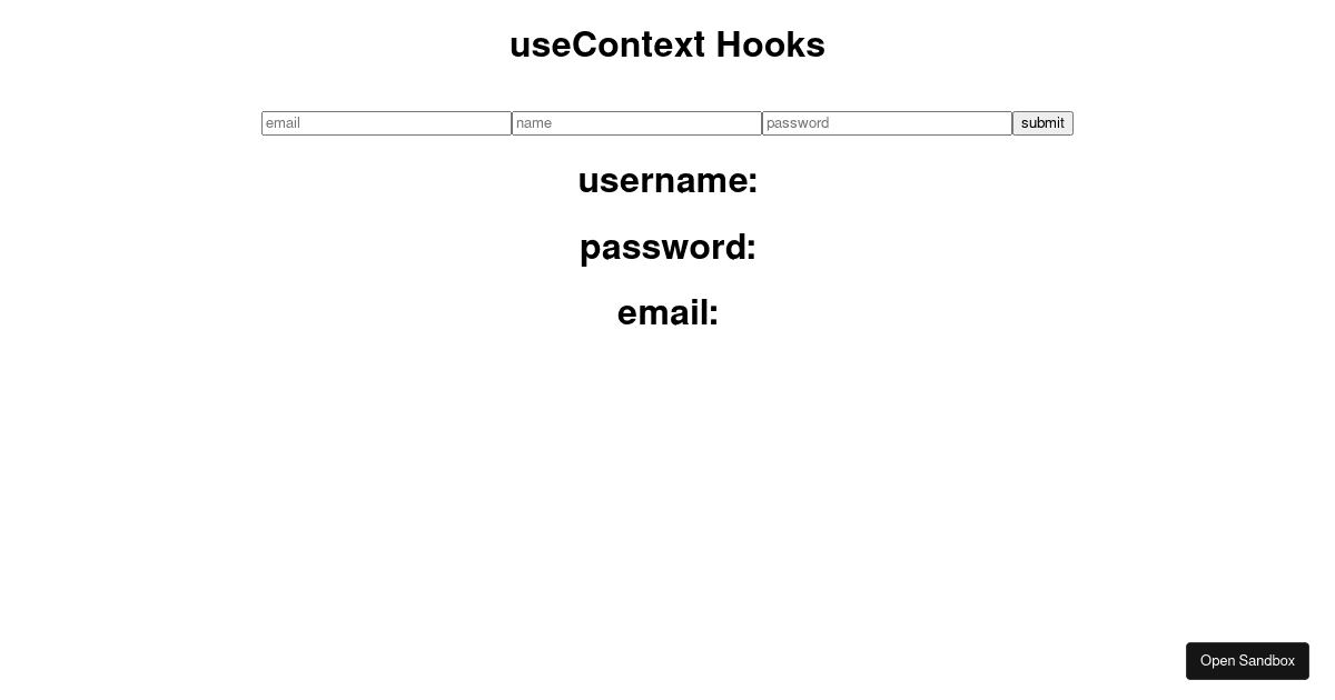 usecontext-custom-hooks - Codesandbox
