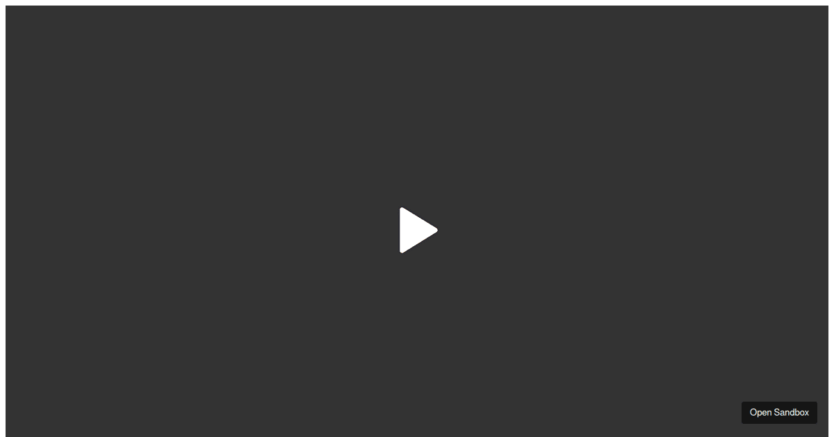 React Flow Player Example Forked Codesandbox 