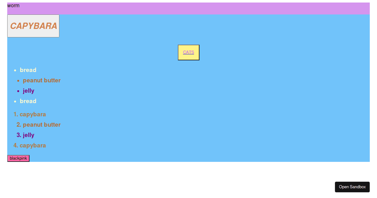 capybara-sandwich - Codesandbox