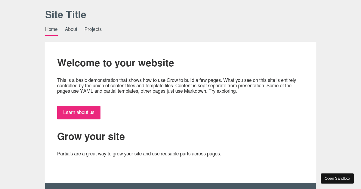 project_name - Codesandbox