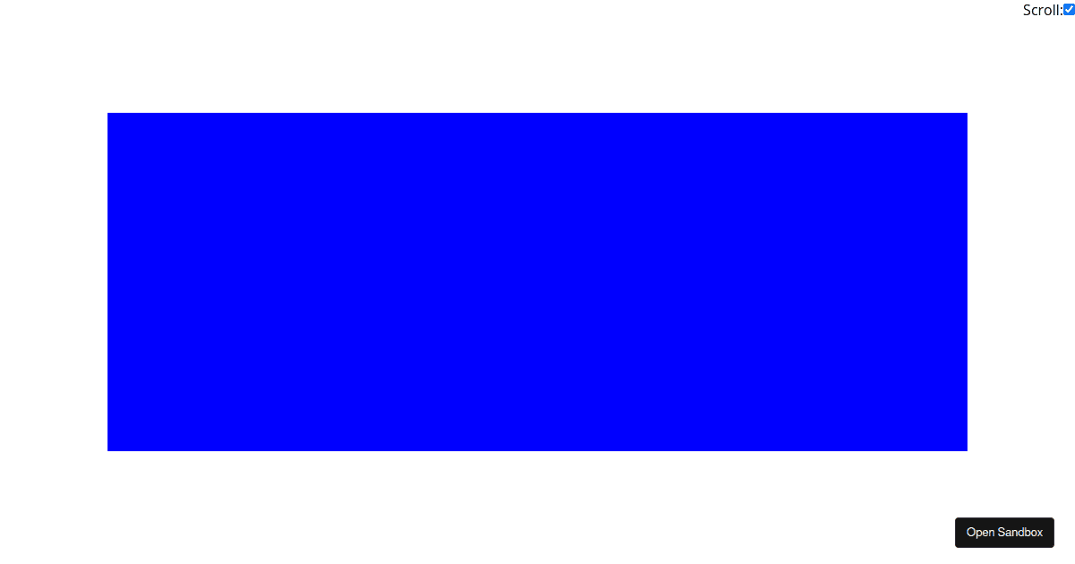 scroll magic (layout) - Codesandbox