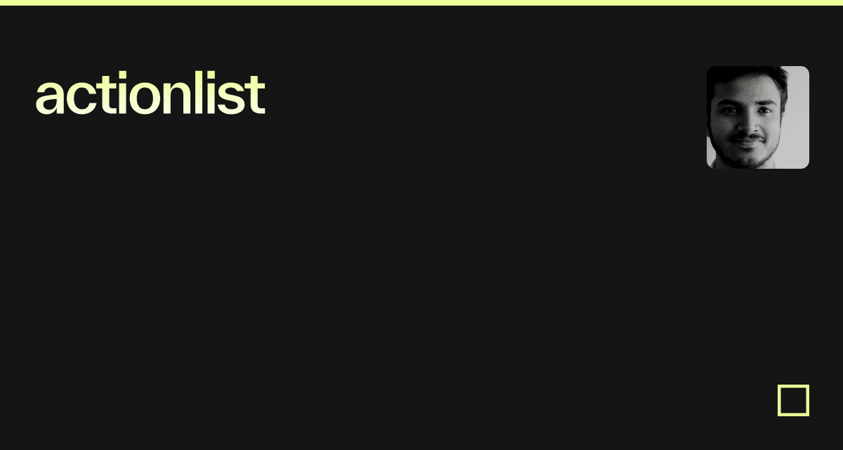 actionlist - Codesandbox