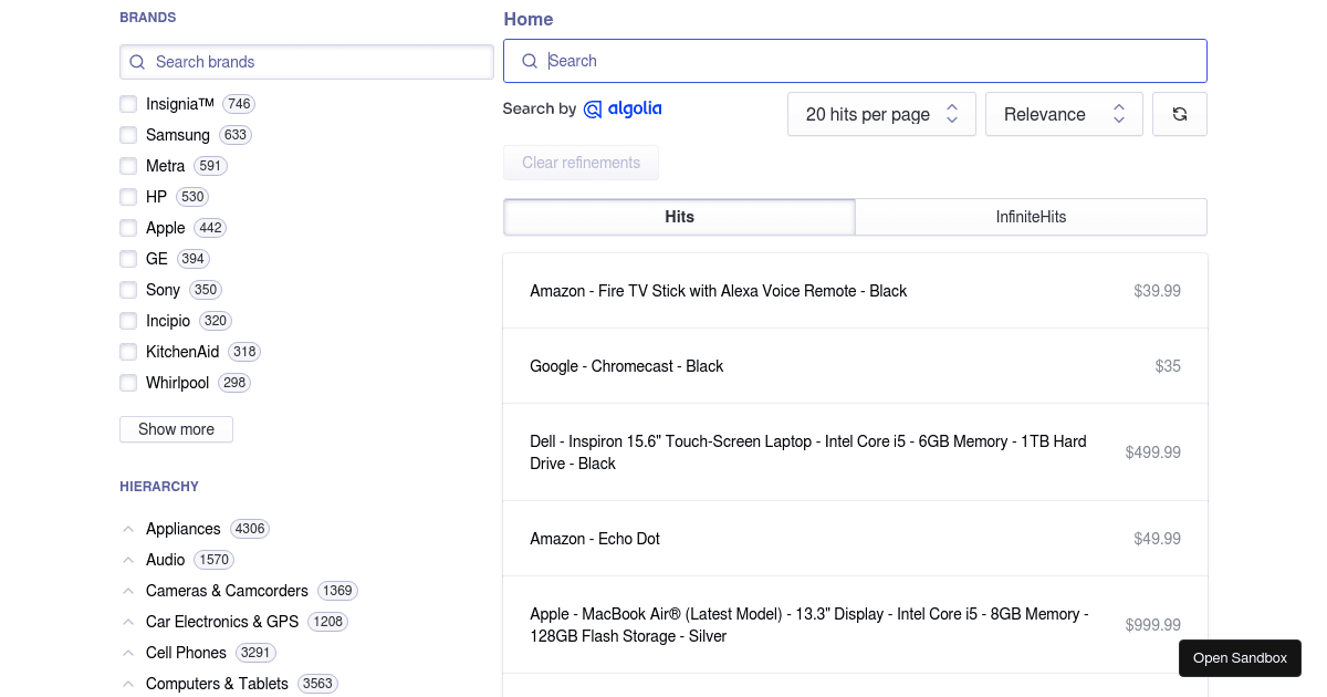 example-react-instantsearch-hooks-default-theme - Codesandbox