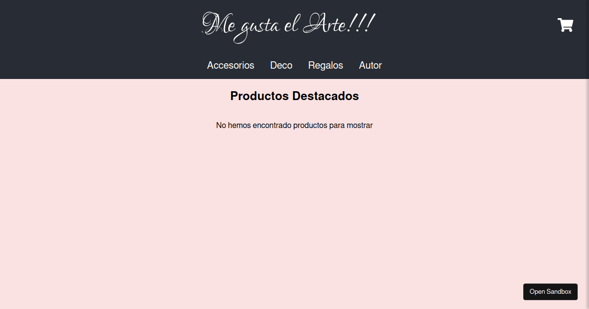 Proyecto React Coder Codesandbox 7565