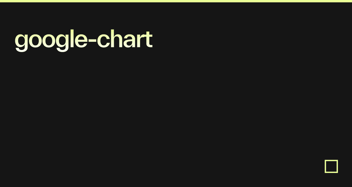 google-chart - Codesandbox