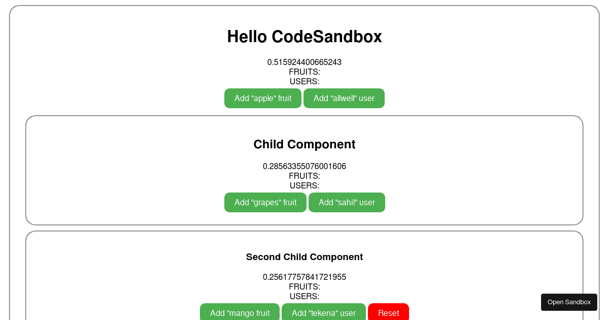 Failed Contextmaker Improvement Npm Forked Codesandbox