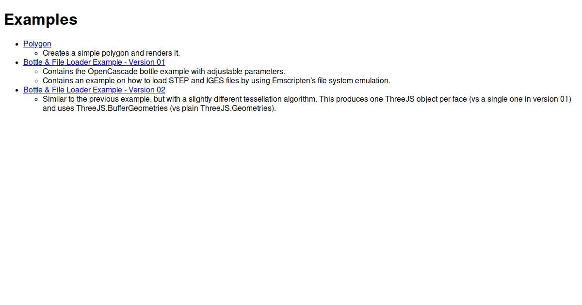 opencascade.js-examples - Codesandbox