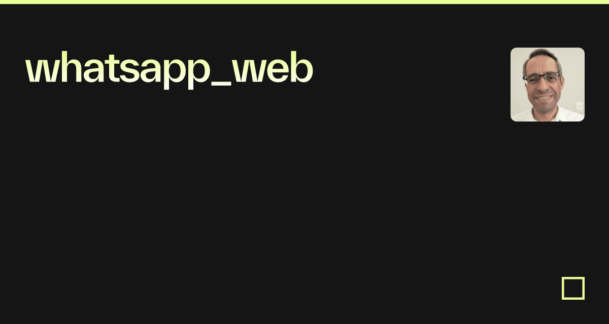 whatsapp_web - Codesandbox