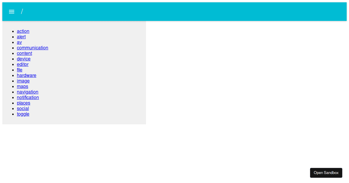 material-ui-svg-icons - Codesandbox