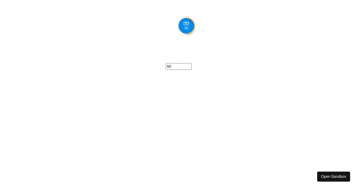 Vue Circle Test - Codesandbox