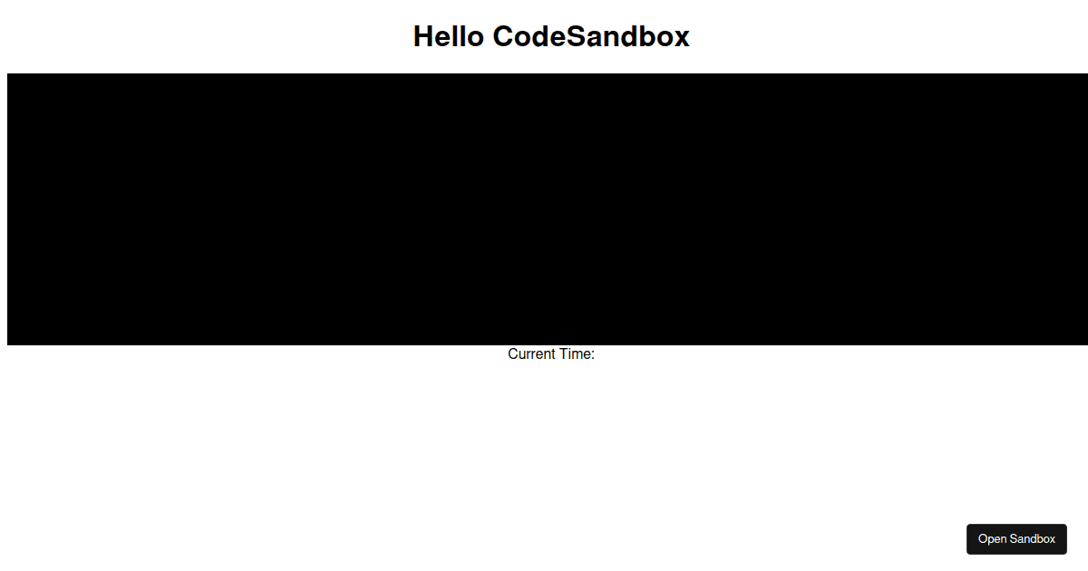 react-videojs-currenttime (forked) - Codesandbox