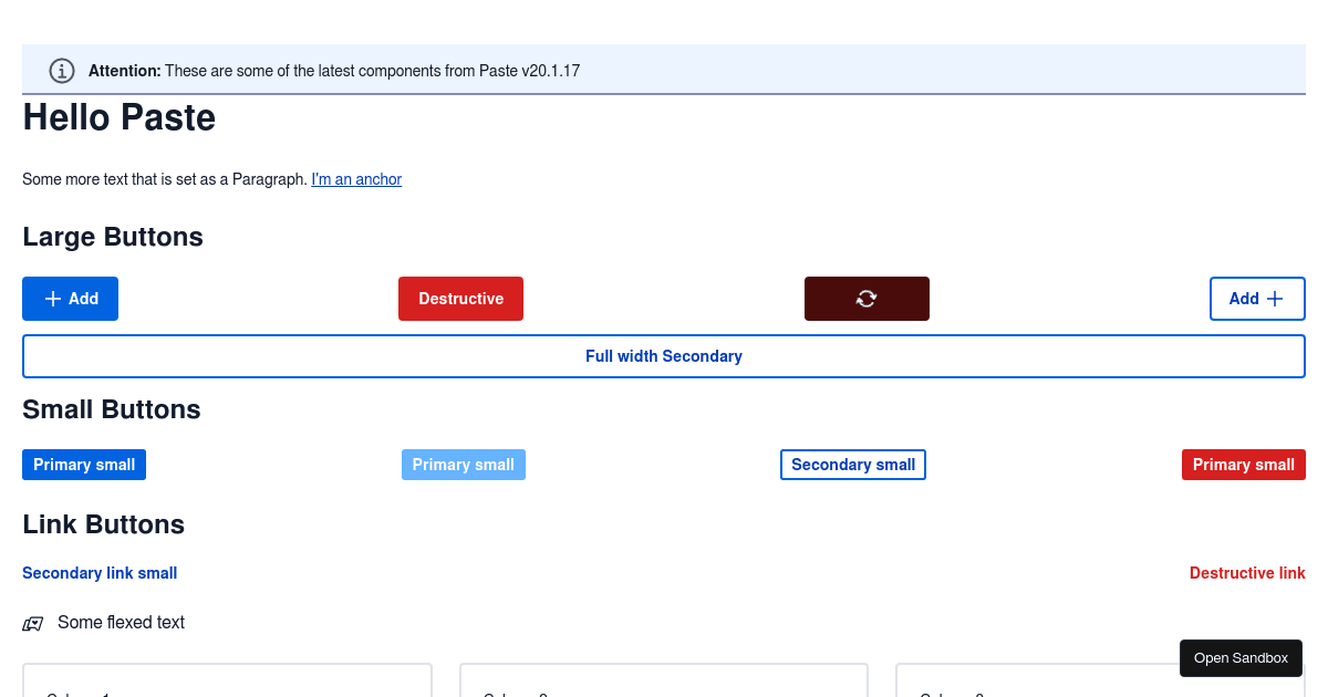 Paste Starter Kit - Codesandbox