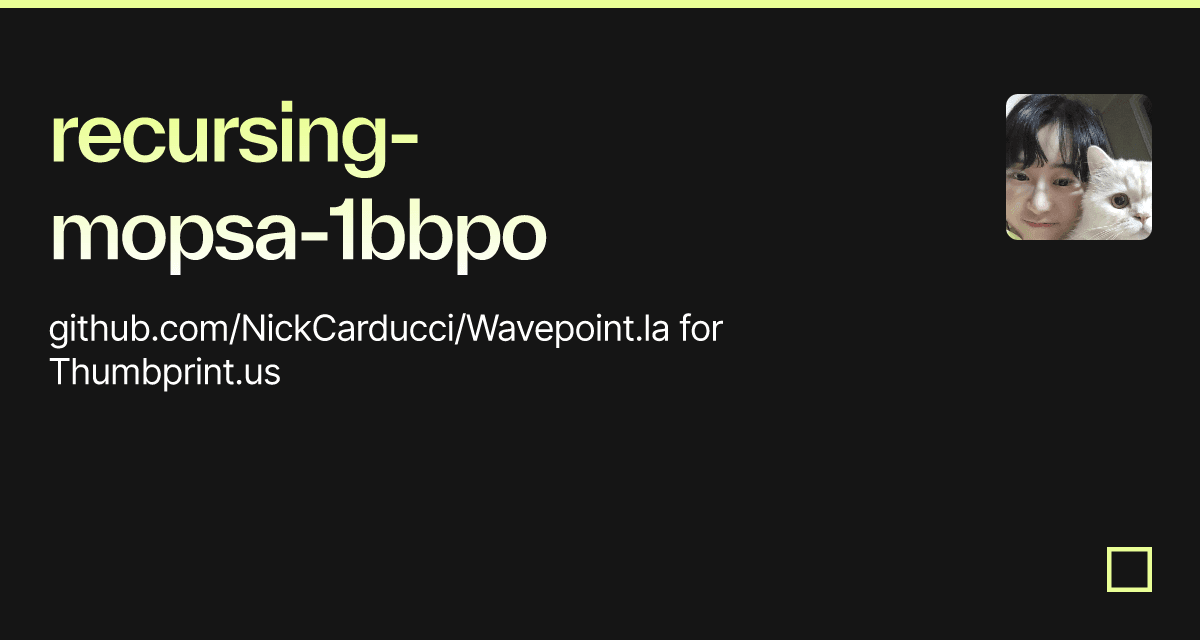 recursing-mopsa-1bbpo - Codesandbox