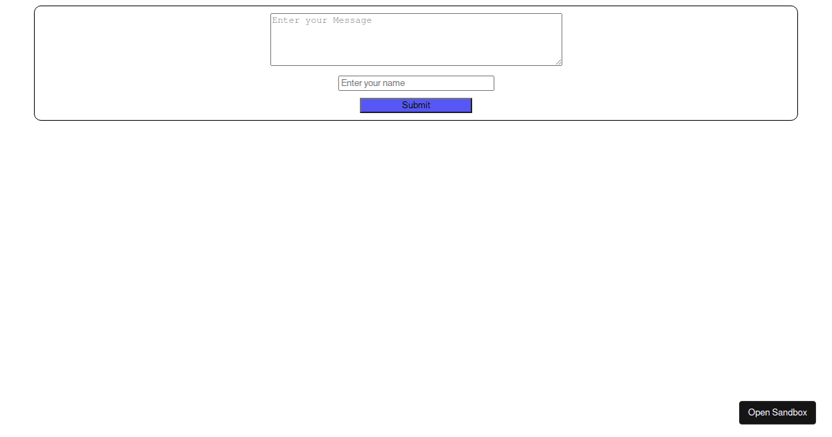 Assignment 1 Codesandbox