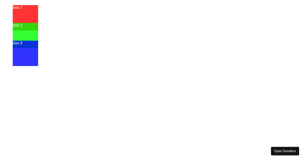 z index - Codesandbox