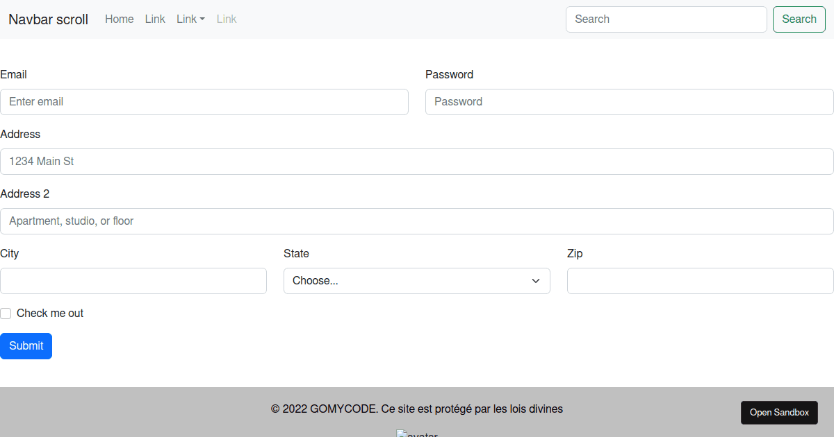 reactjscheckpoint - Codesandbox