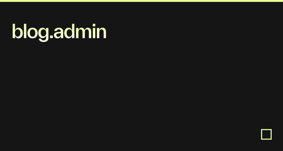 blog.admin - Codesandbox