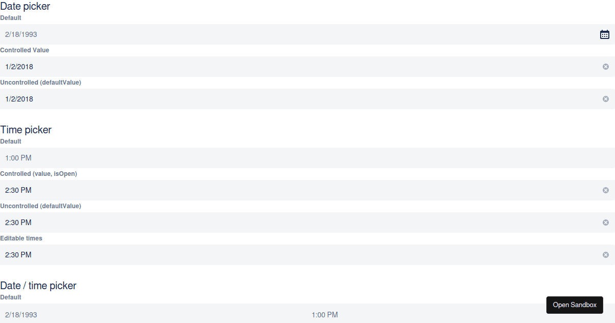 Atlaskit Datetime Picker 00 Basic Codesandbox