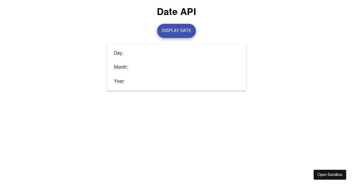 date-year - Codesandbox