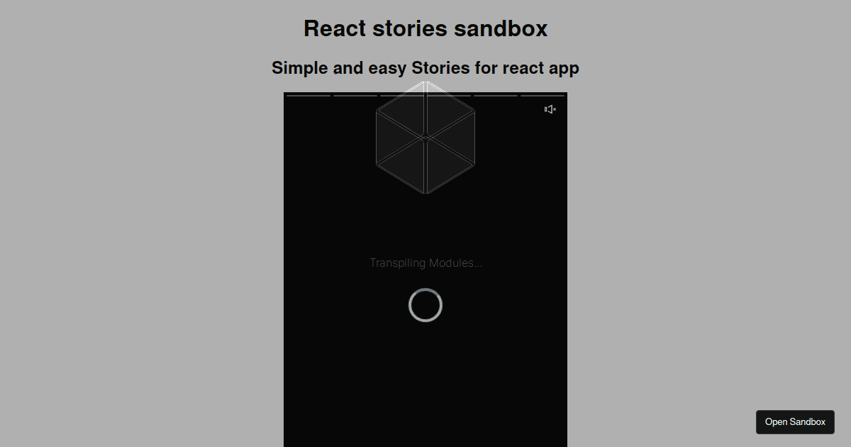 react-stories (forked) - Codesandbox