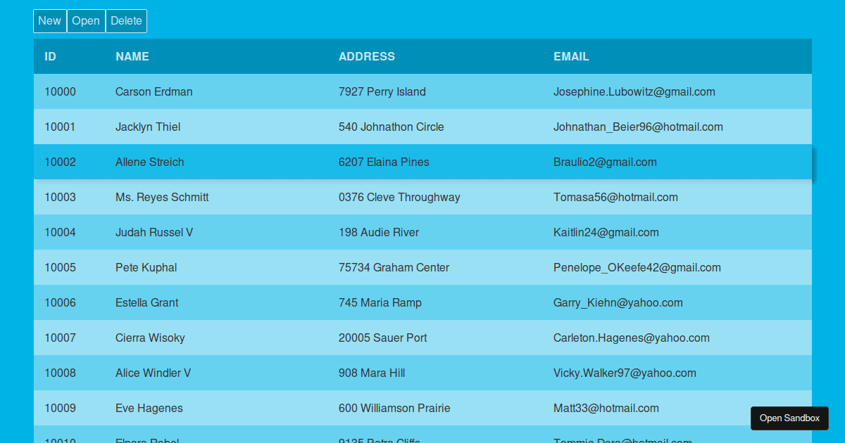 xstate-react-table - Codesandbox
