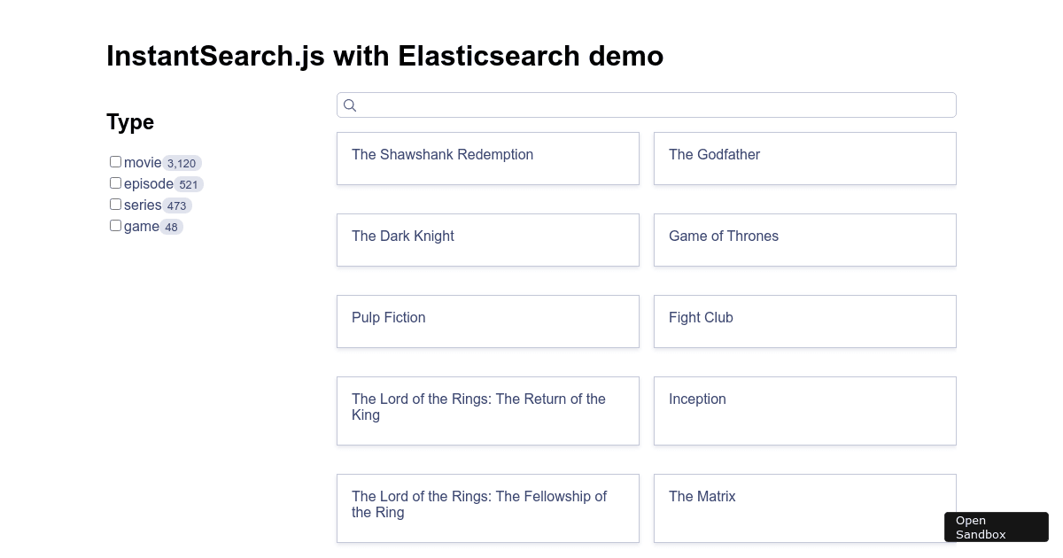 cloudflare-instantsearch-example - Codesandbox