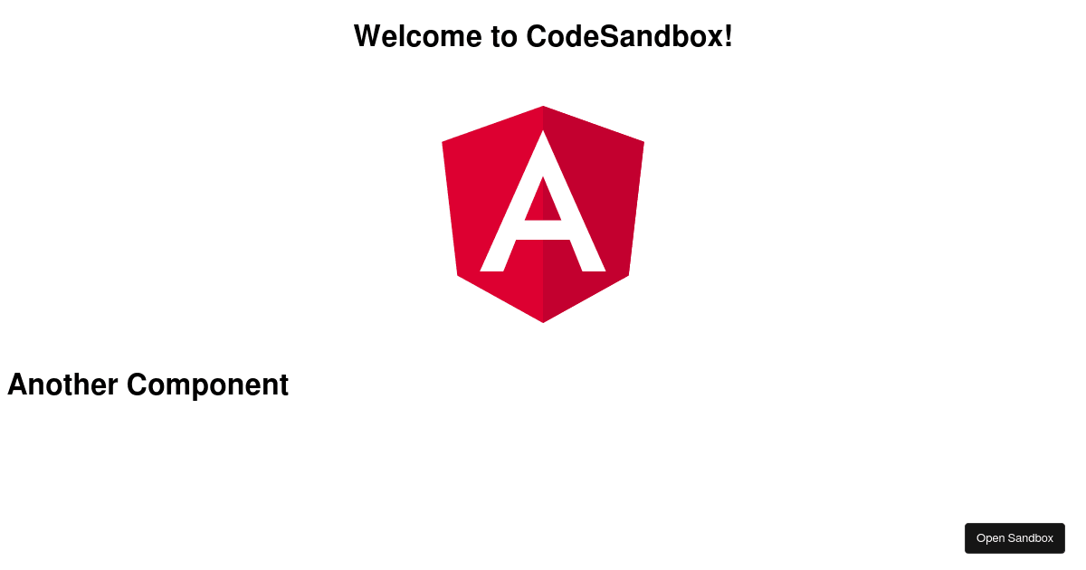 Angular Practice Codesandbox