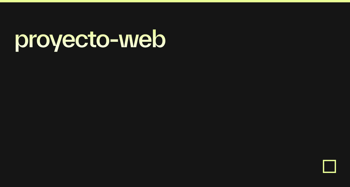 proyecto-web - Codesandbox