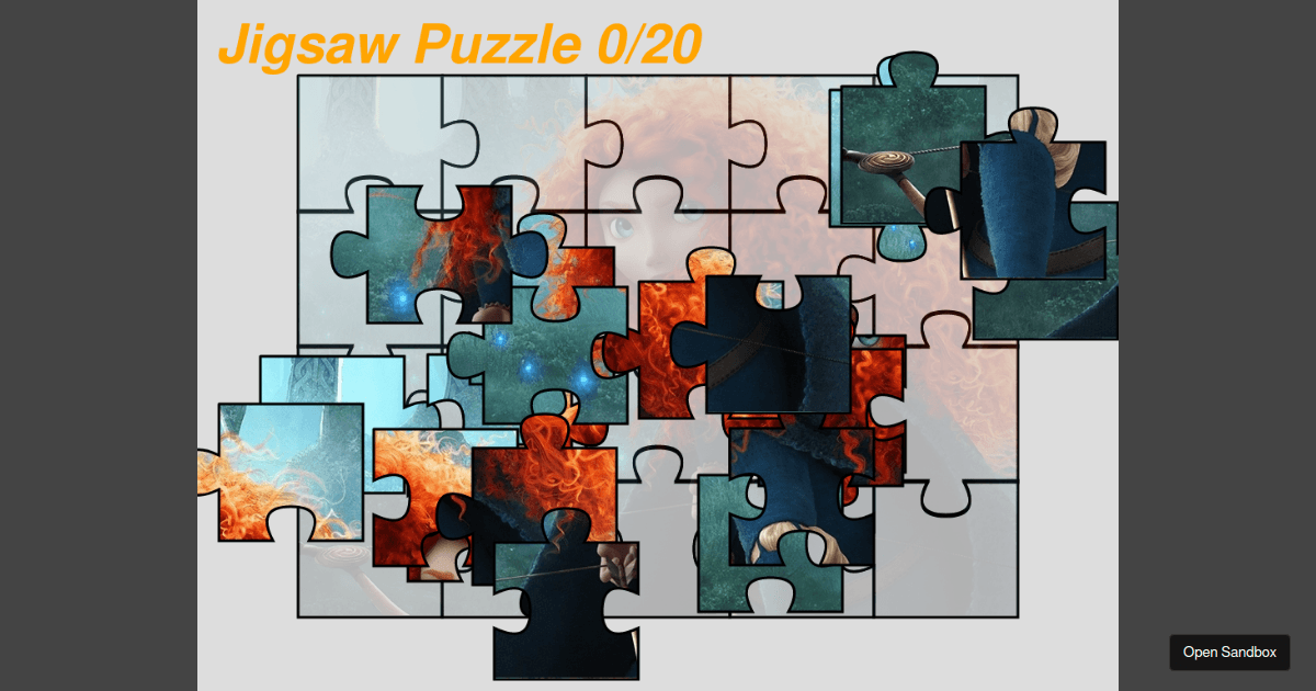 Jigsaw (forked) - Codesandbox