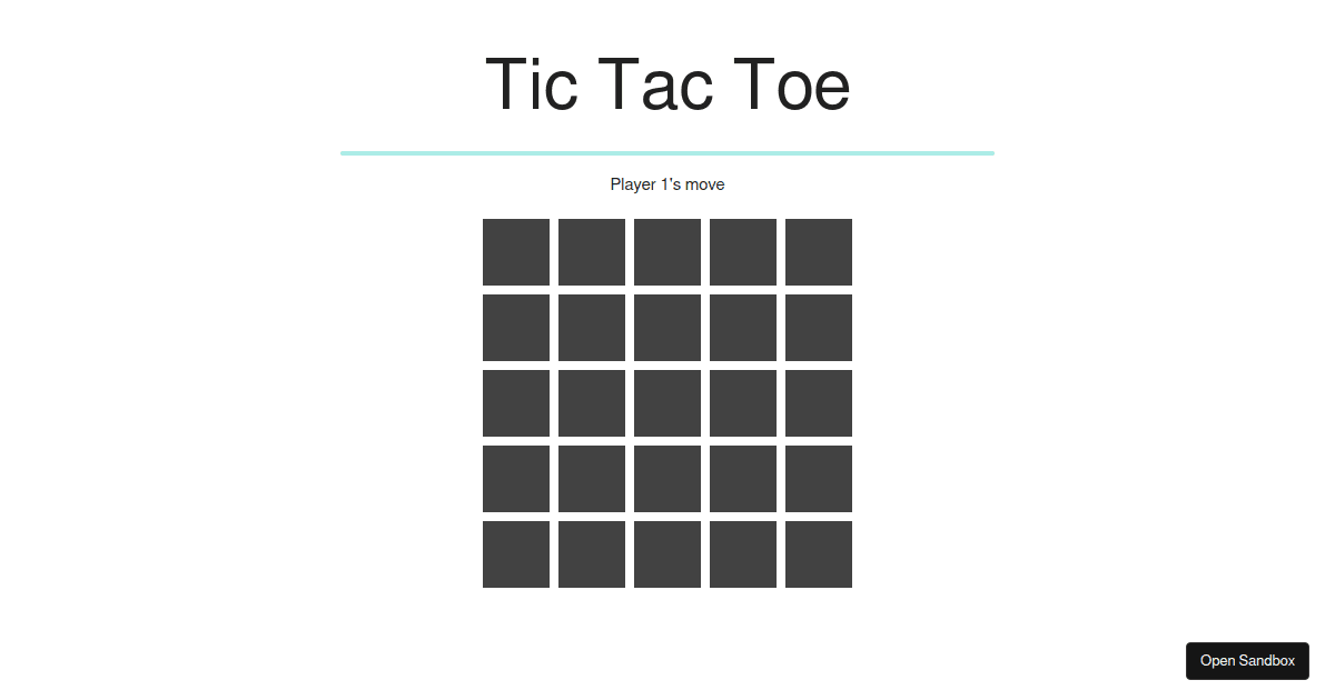 tic-tac-toe-3 - Codesandbox