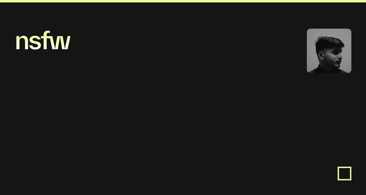 nsfw - Codesandbox