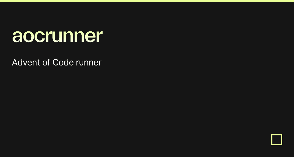 aocrunner - Codesandbox