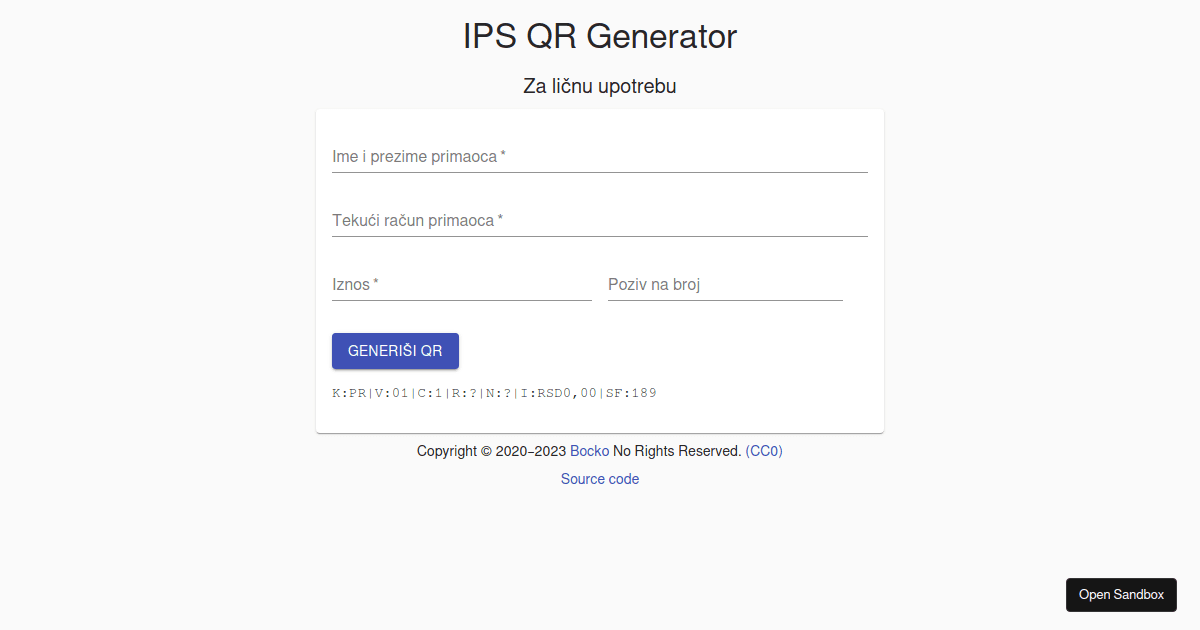 IPS-QR-Gen MUI - Codesandbox