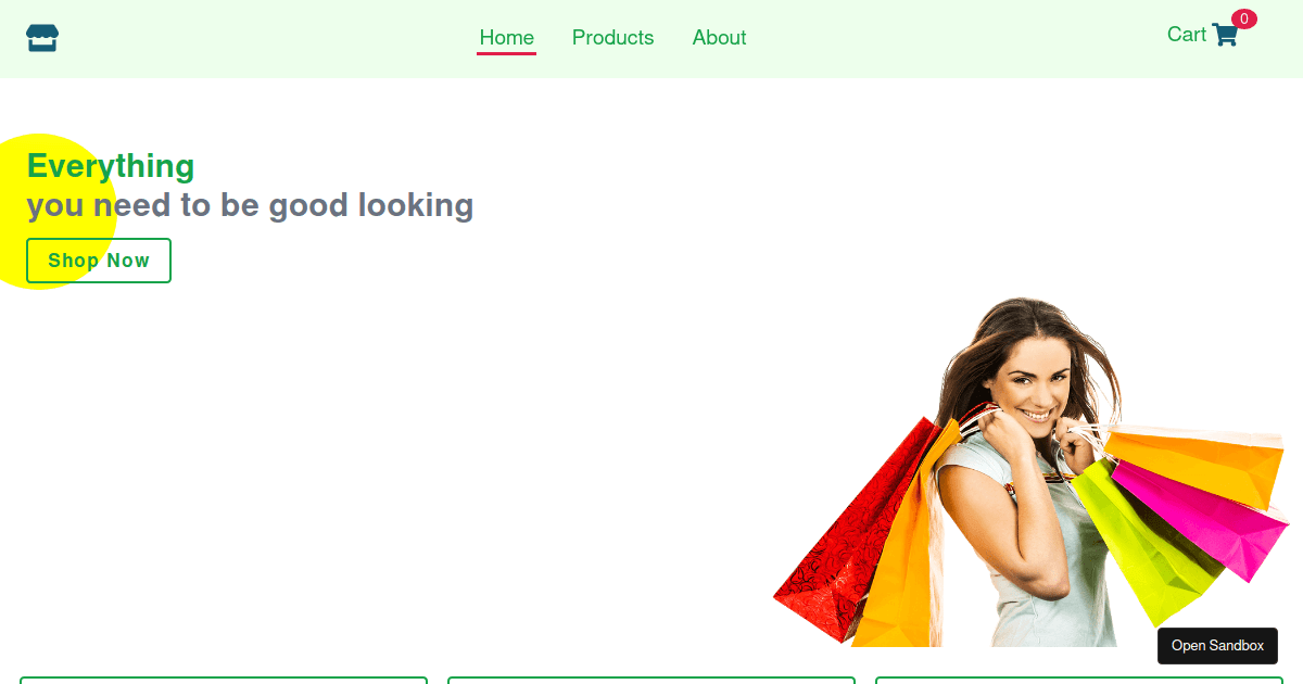 react-fake-store - Codesandbox
