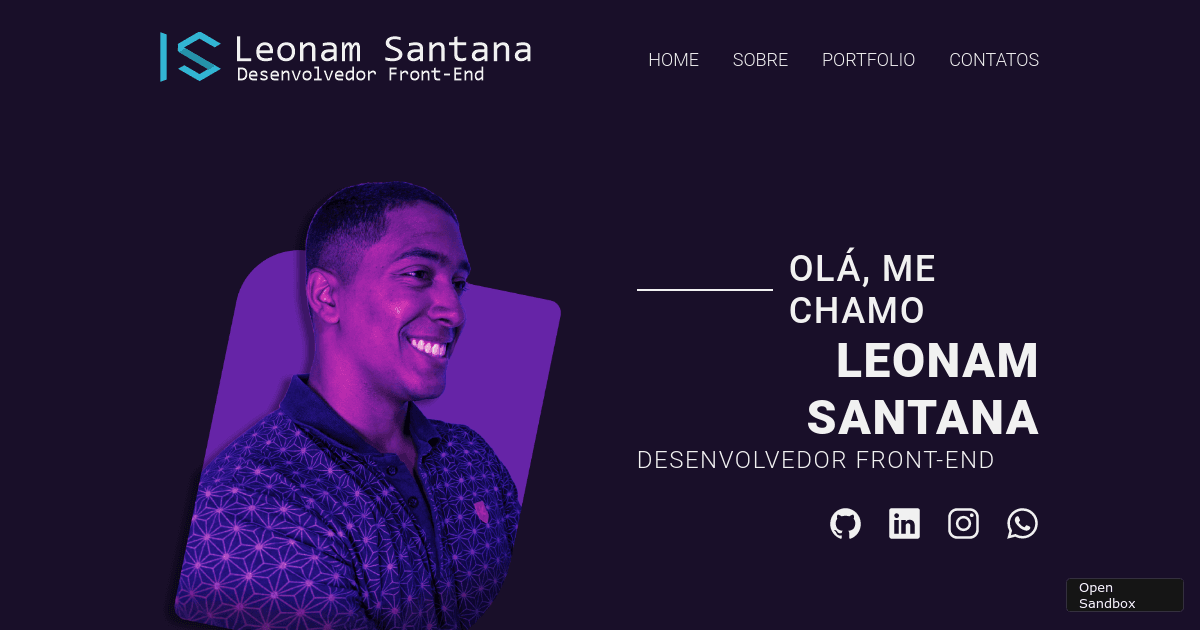 Leonam Santana Developer Codesandbox 