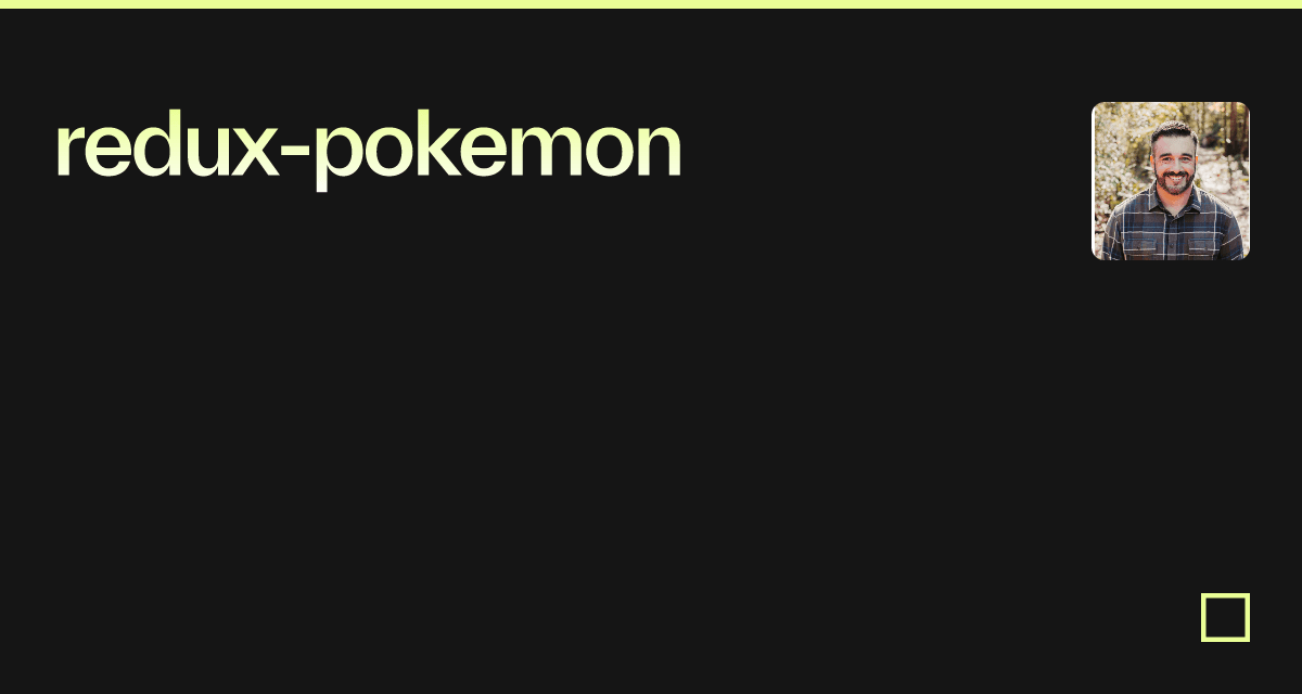 redux-pokemon - Codesandbox