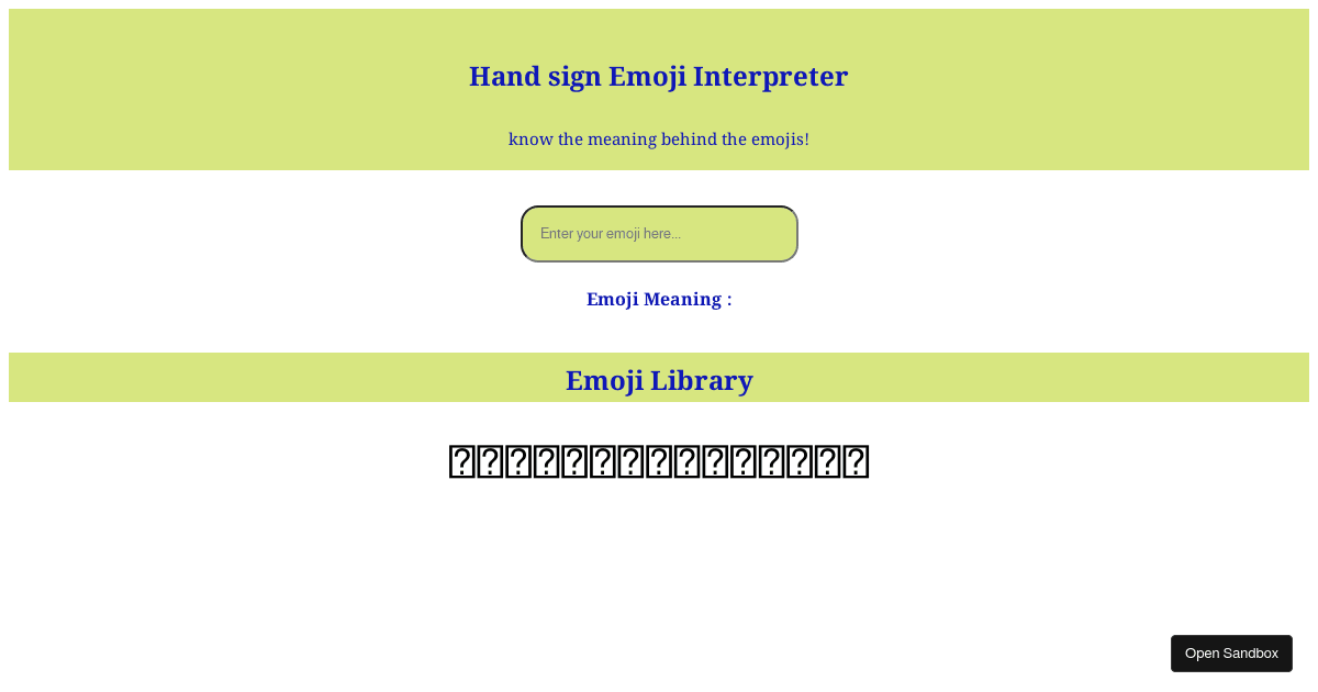 emoji-app - Codesandbox