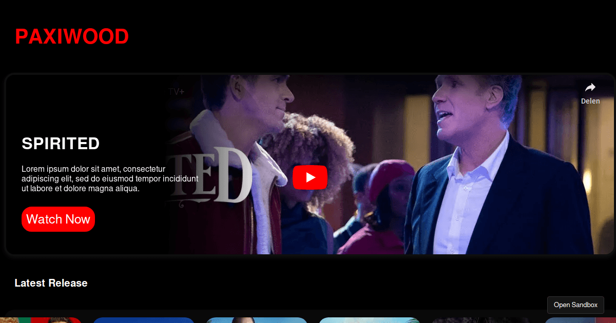 Netflix-logic-in-react (forked) - Codesandbox