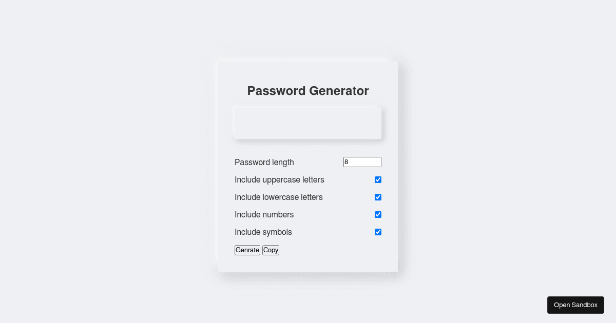 Step 7 - Codesandbox