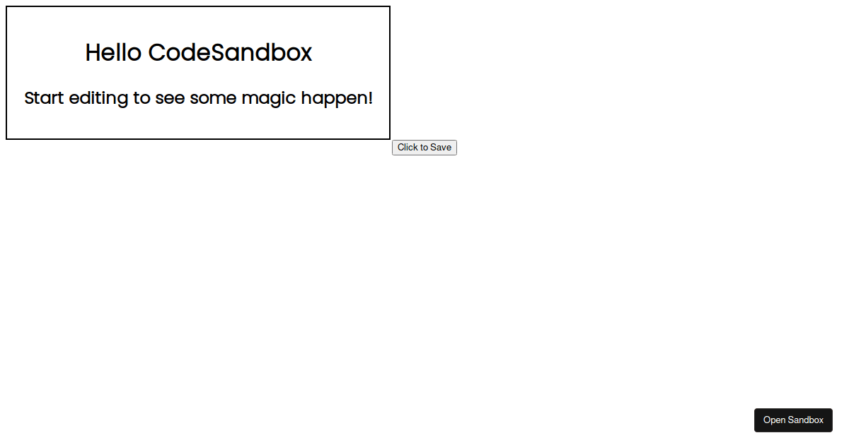 html2canvas practise - Codesandbox