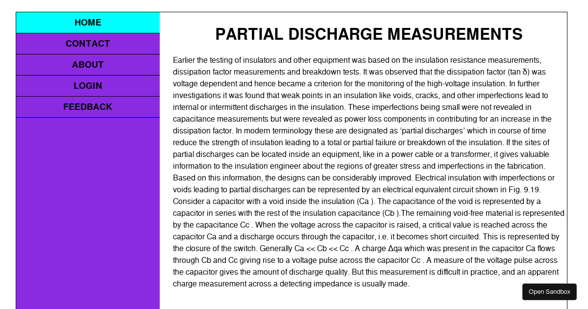 Navbar Using Flexbox Codesandbox