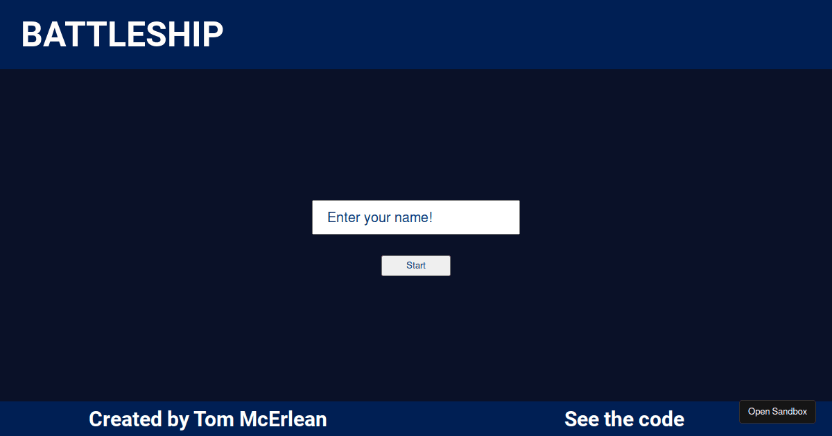 battleship - Codesandbox