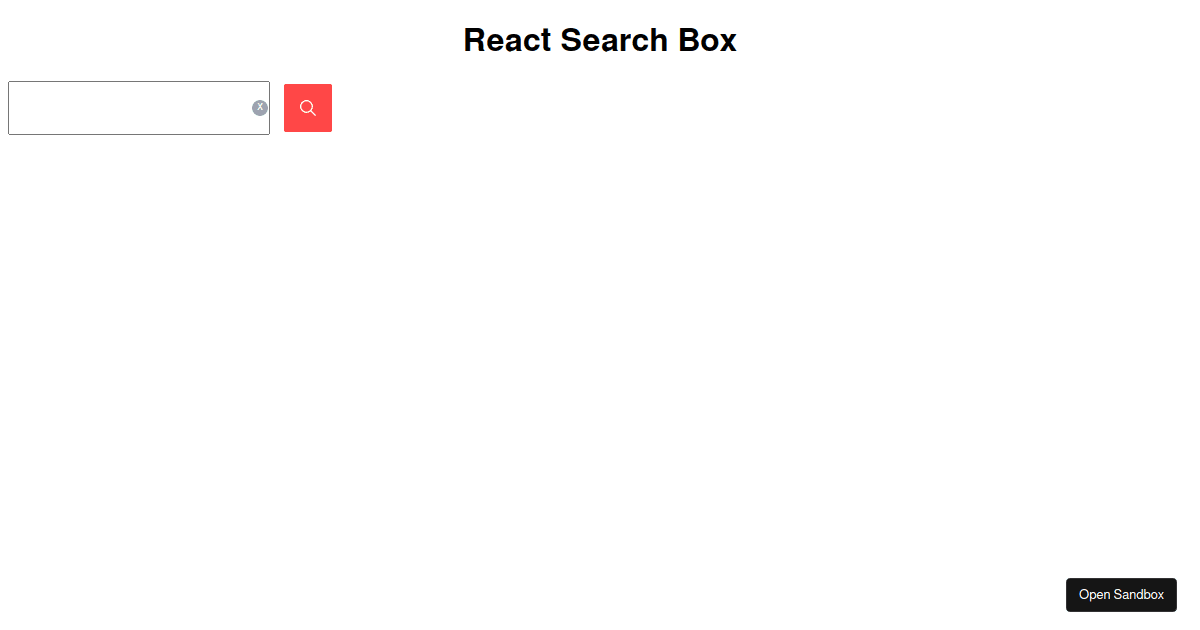 React Typescript Codesandbox