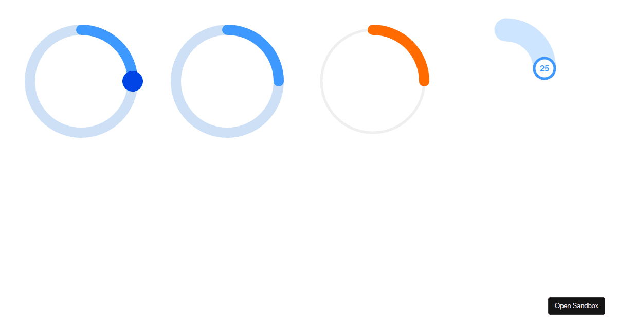 react-circular-input examples - Codesandbox