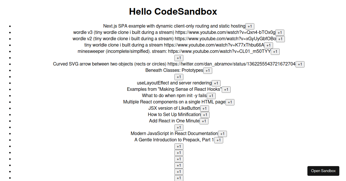 ds-react - Codesandbox