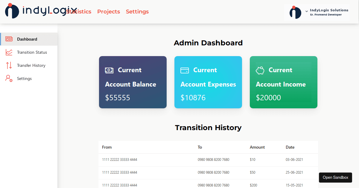 indylogix-demo-dashboard - Codesandbox