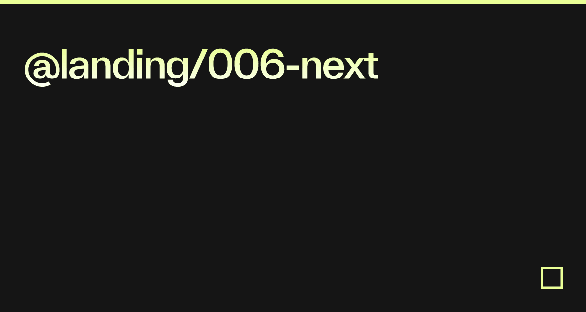 @landing/006-next - Codesandbox